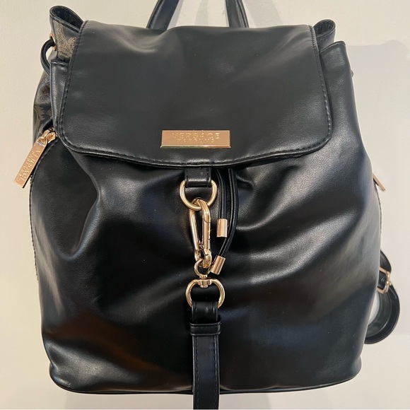 Versace Parfums | Bags | Versace Parfums Backpack Blackgold | Poshmark